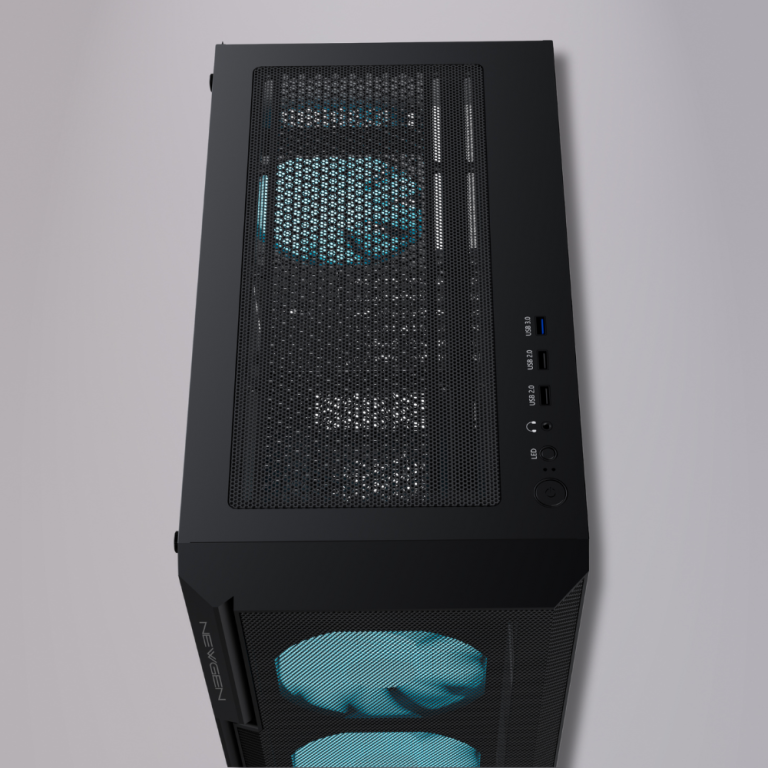 GABINETE NWG PALLADIUM MESH (4 Fans ARGB) + PSU NWG 750W Bronce